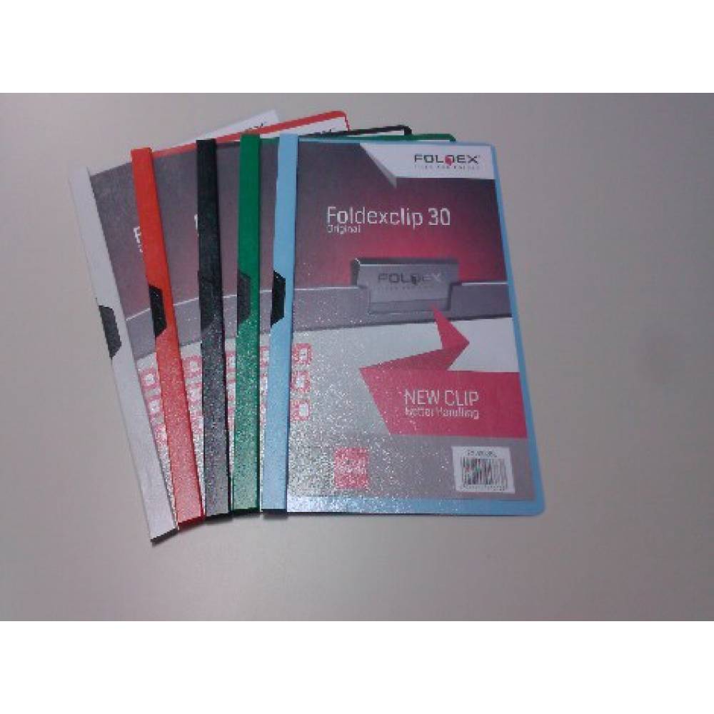 Foldex Clip File Pvc A4 30 Sheets Grey | Wholesale | Tradeling