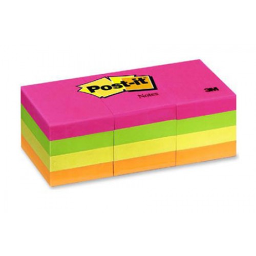 3M Post It Pad ("1.5 x 2") Assorted Neon Colors, 12 pads | Wholesale ...