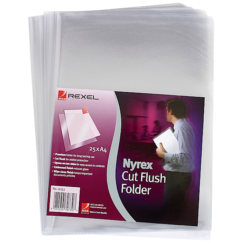 Rexel 12153 Nyrex Folder PFC A4 | Wholesale | Tradeling